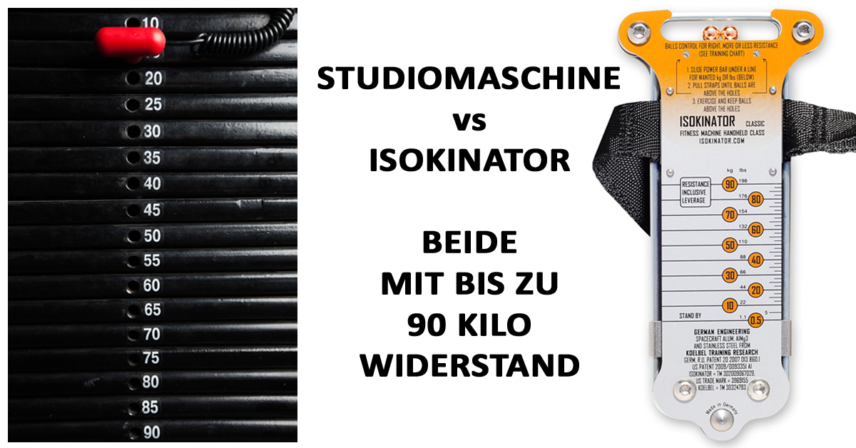 Der Isokinator ersetzt das Training im Fitness-Studio